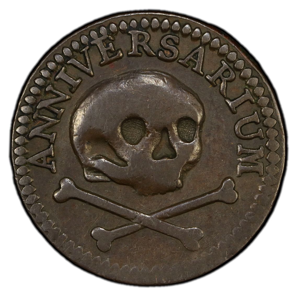 Rare Circa 1650 Saint Lambert’s Communion Token - “Memento Mori ...