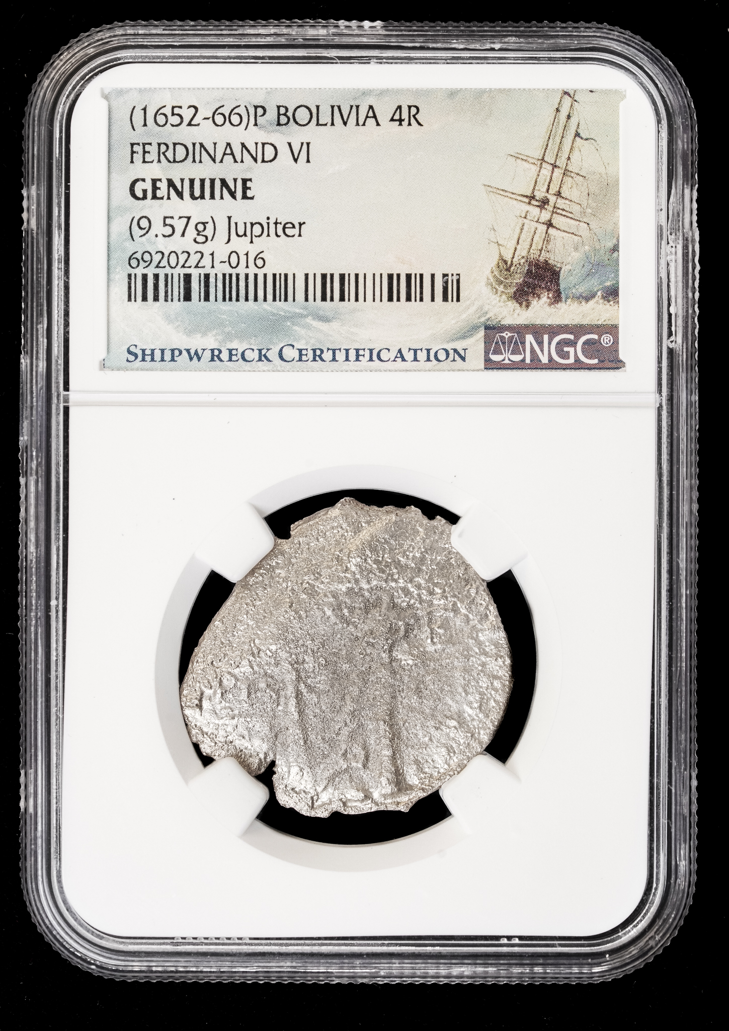1652-1666 Potosi 4 Reales From The Jupiter Shipwreck | Commodore Coins ...