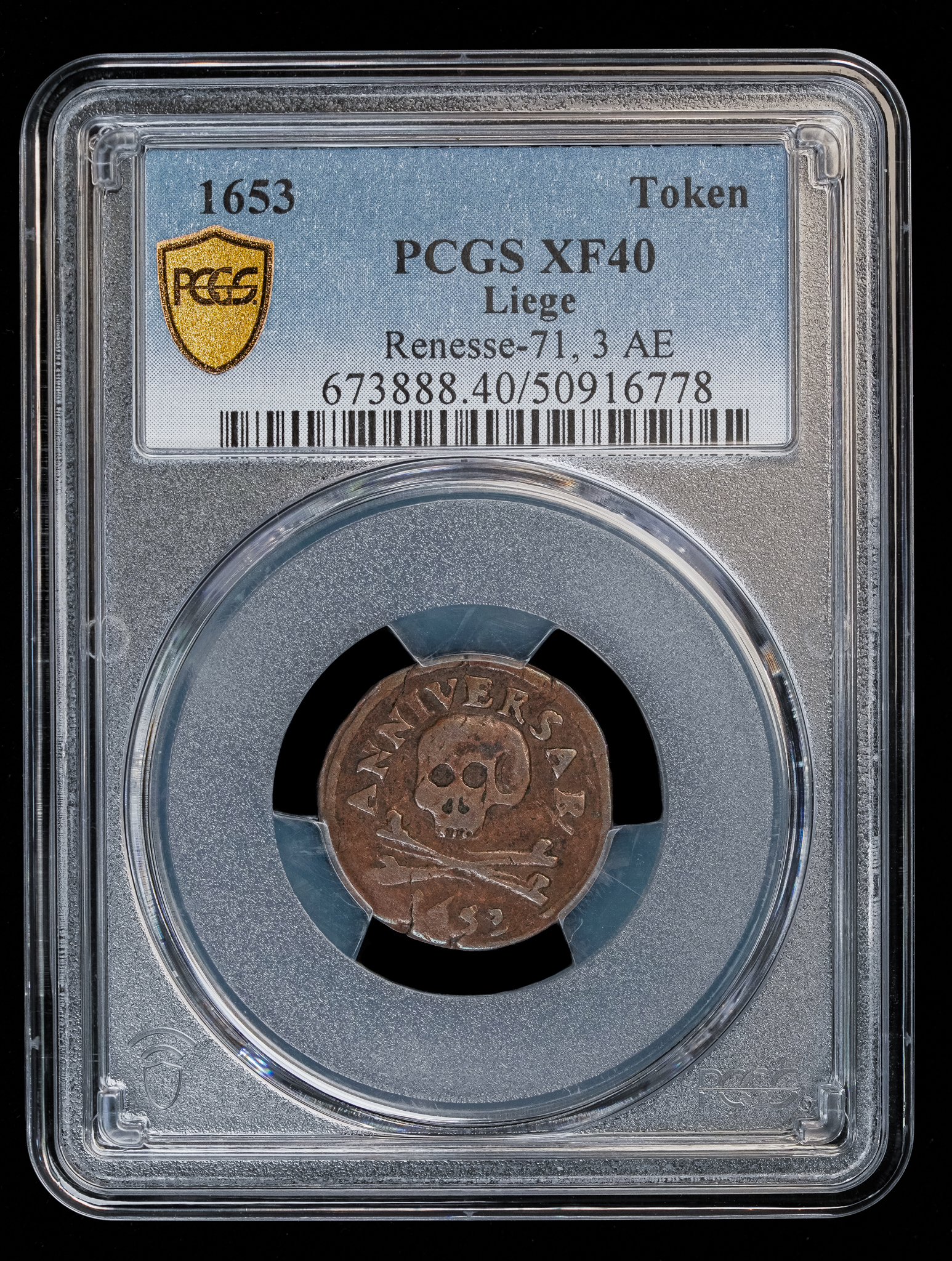 1653 Saint Lambert’s Communion Token PCGS XF40 - Rare! | Commodore ...
