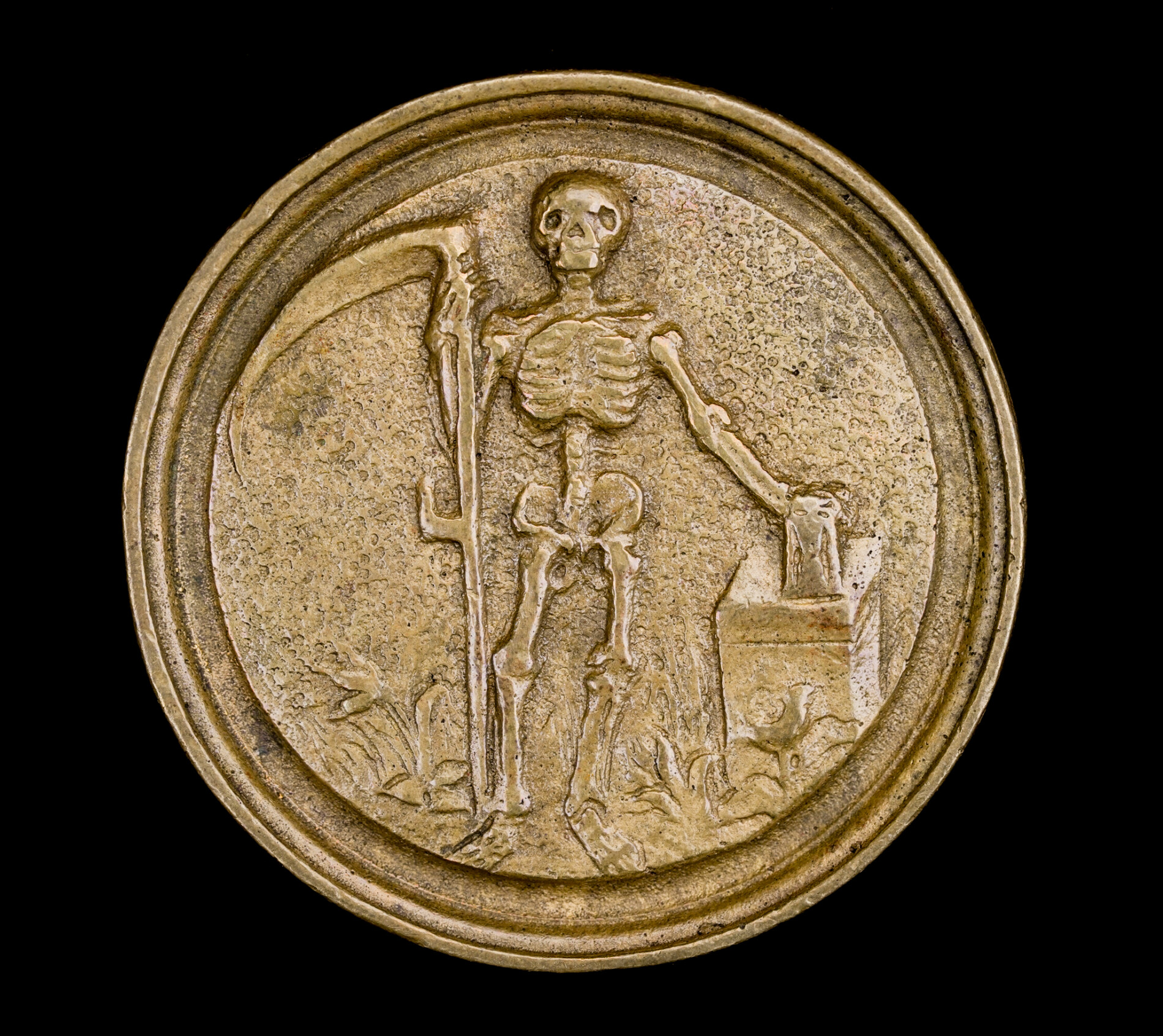 Very Rare 1684 Surgeon’s Guild Admission Medal - “Grim Reaper ...
